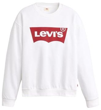 Levi's Sweat-Shirt Everyday Crew pour Femme, Everyday Crew Core Batwing White+, M