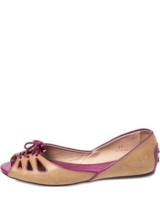 Tod's sandales à design à brides pre-owned - Tons neutres