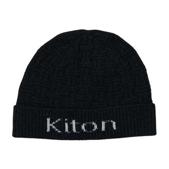 Kiton Kaschmir-M&uuml;tze - - Accessories - Herren - Schwarzk - ONE SIZE