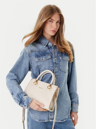 Liu Jo Handtasche Ecs S Satchel AF5163 E0538 &Eacute;cru