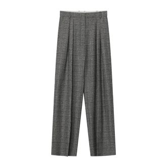 Day Birger Et Mikkelsen Klassische Wollkarohose - - Trousers - Damen - Grau - M