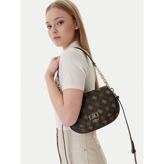 Guess Handtasche Guess Emelie Logo HWGP99 28200 Braun