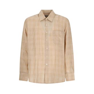 Our Legacy Above Hemd Gaze Leinen - - Shirts - Herren - Braun - L