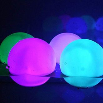 Generic Boule Lumineuse LED RVB &agrave; Couleur Changeante, Boule Lumineuse LED Color&eacute;e, T&eacute;l&eacute;commande, Gonflable, &eacute;tanche, 15,7 Pouces, 20 Heures, Port&eacute;e de 5 M, po