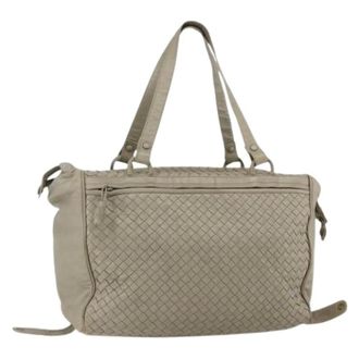 Bottega Veneta Sac &agrave; main vintage Pre-owned - Femme - Pre-owned - Beige - Taille: ONE Size