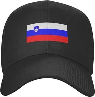 Generic Casquette de baseball avec drapeau de la Slov&eacute;nie - Protection solaire - Pour homme et femme - R&eacute;glable - Cadeau dautomne