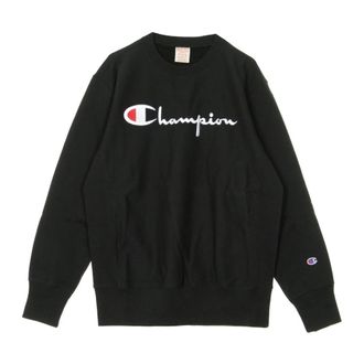 Champion Schwarzer Leichter Crewneck Sweatshirt - - Sweatshirts & Hoodies - Herren - Schwarzk - XL