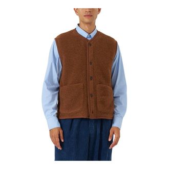Universal Works Homme, Vestes, Brun, Taille: M Lancaster Gilet