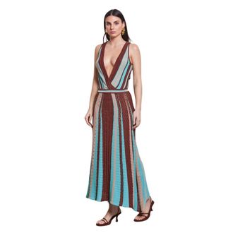 Akep Femme, Robes, Multicolore, Taille: 36 FR Maxi Dress