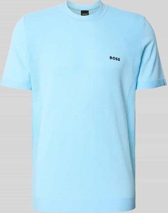 HUGO BOSS Regular Fit T-Shirt aus Baumwoll-Mix Modell MOMENTUM