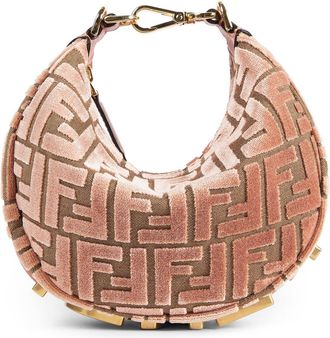 Fendi Fendigraphy FF Velvet Mini Bag