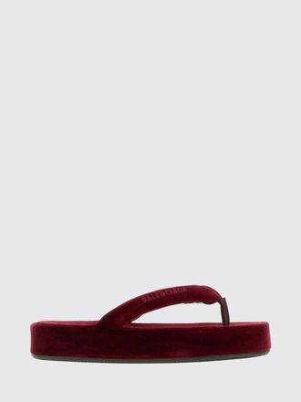 Balenciaga Samt-Plateau-Flip-Flops
