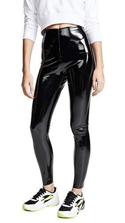Commando Leggings faux cuir classic de Medium-Black