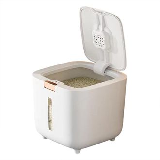 Generic Korn Lagerung - Airtight Leak-Proof Food Storage Box mit Lid | Reis und Korn Eimer, 5kg/10kg K&uuml;chenspeicher Container f&uuml;r Flour, Zereal, und Haustier 