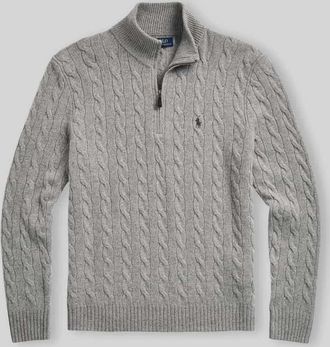 Polo Ralph Lauren Regular Fit Troyer aus Woll-Kaschmir-Mix