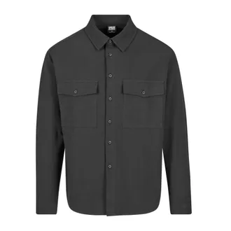 Urban Classics Basic Hemd f&uuml;r Herren (Schwarz)