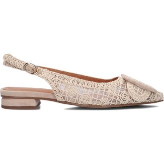 Stefano Lauran Elegante Beige Slingbacks f&uuml;r den Sommer - - Shoes - Damen - Beige - 40 EU