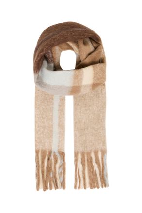 Oxmo by OXVivi Damen Schal Strickschal Grobstrick Outdoor Onesize, Gr&ouml;&szlig;e:ONE, Farbe:Walnut (181112)