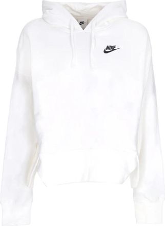 Nike Oversized Hoodie Sportswear Club Fleece - - Sport - Damen - Wei&szlig; - L