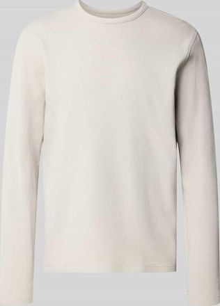 Mc Neal Longsleeve mit Strukturmuster und Rundhalsausschnitt