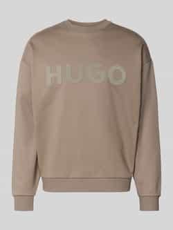 HUGO BOSS Oversized Sweatshirt aus reiner Baumwolle Modell DINEX