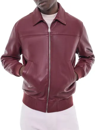 Fursac Blouson en cuir - Taille XL - Homme