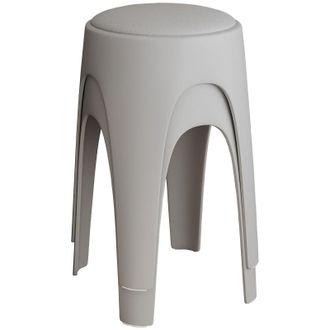 Generic 18.9Zoll stapelbare St&uuml;hle mit gepolsterten Sitzen, Runde Nesting Plastik f&uuml;r Flexible Klassenzimmer, Familie Versammlung, Langlebige R&uuml;ckenlose, Bunt