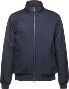 Geox M Vincit Bomber Veste, Sky Captain, 56 cm Hommes