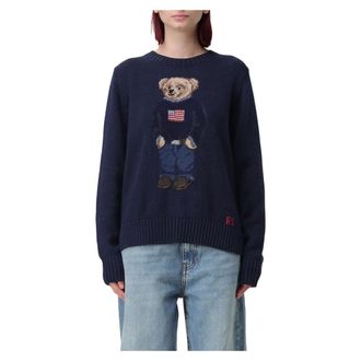 Polo Ralph Lauren Pull Bear - Femme - Pulls - Bleu - Taille: 40 FR