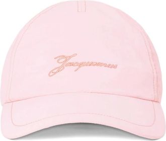 Jacquemus Homme, Accessoires, Rose, Taille: 58 CM Casquette de baseball Baluchon