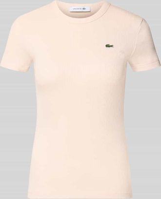 Lacoste Slim Fit T-Shirt aus reiner Baumwolle Modell TF5538