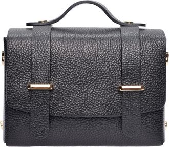 Luisa Vannini Schwarz Rindsledertasche