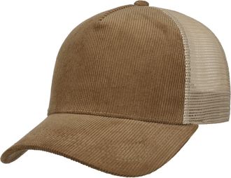 LIPODO Uni Cord Trucker Cap Basecap Baseballcap Curved Brim Cordcap Truckercap Meshcap Damen/Herren - Metallschnalle, mit Schirm Herbst-Winter Winter - One S