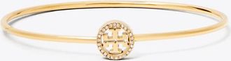 Tory Burch Damen Icon Pav&eacute;-Scharnierarmreif
