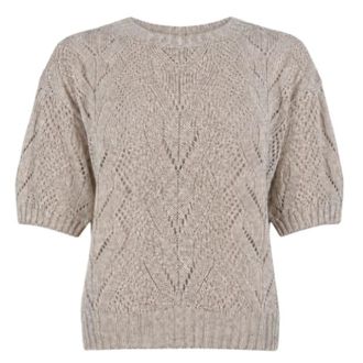 D.exterior Damen, Strickwaren, Beige, SGr&ouml;&szlig;e