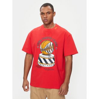 Puma T-Shirt Showtime 624740 Rot Regular Fit