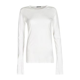 Ann Demeulemeester Langarm-T-Shirt - - Tops - Damen - Wei&szlig; - L