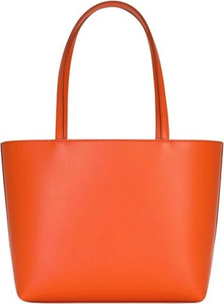 Dolce & Gabbana Medium Calfskin DG Logo Bag Shopper - - Bags - Damen - Orange - ONE SIZE