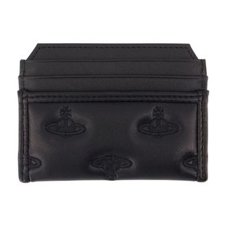 Vivienne Westwood Womens Card Holder - Vivienne Westwood Synthetic Black Accessories Card-Holder