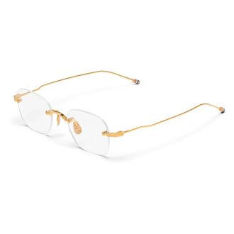Thom Browne Lunettes de soleil sans monture Ueo961A - unisex - Accessoires - Jaune - Taille: 49 MM