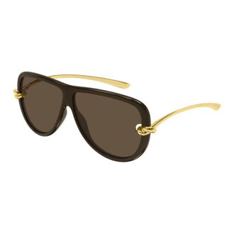 Bottega Veneta Lunettes de soleil Aviator - Femme - Accessoires - Brun - Taille: 61 MM