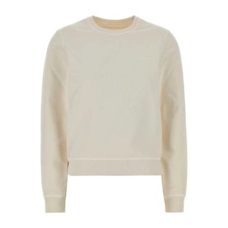 Maison Margiela Baumwoll-Sweatshirt - - Sweatshirts & Hoodies - Damen - Beige - XS