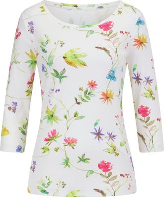 Efixelle Rundhals-Shirt 3/4-Arm Efixelle weiss