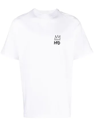 Honey Fucking Dijon x Basquiat t-shirt &agrave; logo imprim&eacute; - Blanc