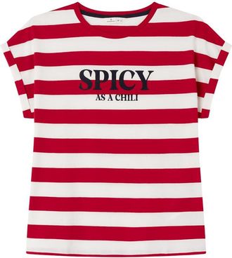 Springfield Damen Frqs Camiseta Spicy Unterhemd, Himbeerrot, X-Small