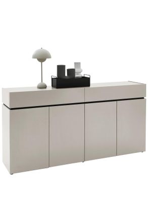 Voleo Schuhschrank, Kaschmir, Holzwerkstoff, 6 Fächer, 2 Schubladen, 180x92x40 cm, Typenauswahl, Beimöbel erhältlich, hängend, stehend