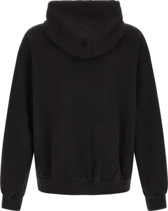 Dolce & Gabbana Logo-Embroidered Hoodie - Black