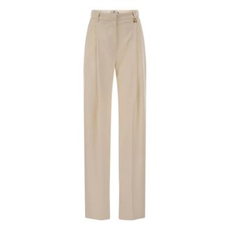 Elisabetta Franchi Damen, Hosen, Beige, MGr&ouml;&szlig;e