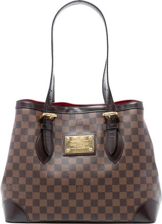 Louis Vuitton Shopper - Damier Ebene Hampstead MM - Gr. unisize - in Braun - f&uuml;r Damen