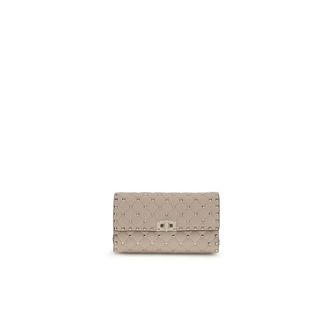 Valentino Garavani Femme, Sacs, Beige, Taille: ONE Size Rockstud Quilted Leather Shoulder Bag